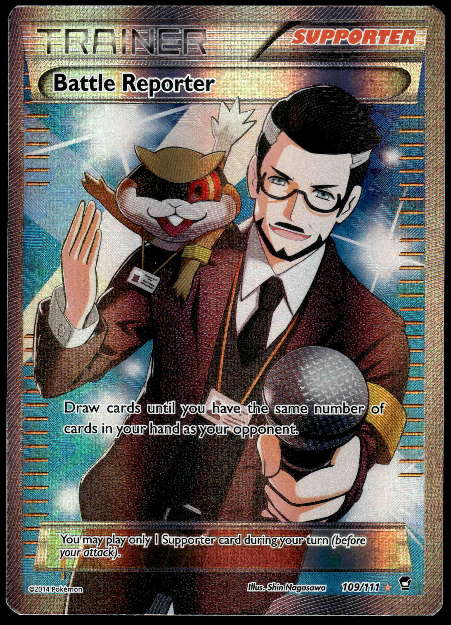 Battle Reporter 109/111 XY Furious Fists Pokemon [NM] (1) – JustEncased